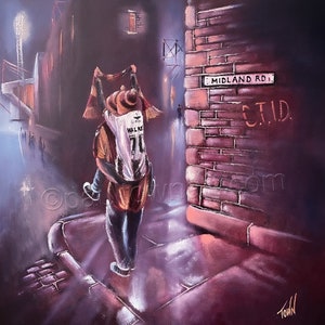 Chaddy End, Boundary Park, Oldham Athletic 20'' X 30'' Box Canvas Print ...