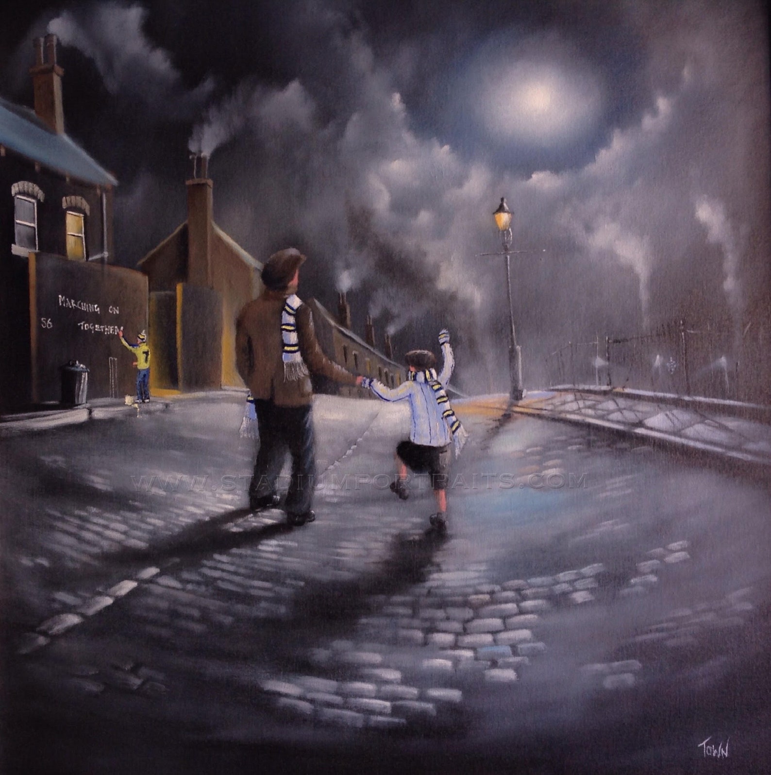 Leeds United - Marching on Together - 20'' X 20'' Poster Print - Etsy