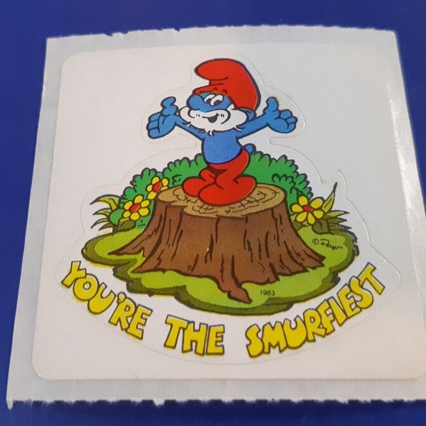 Vintage Papa Smurf - Etsy