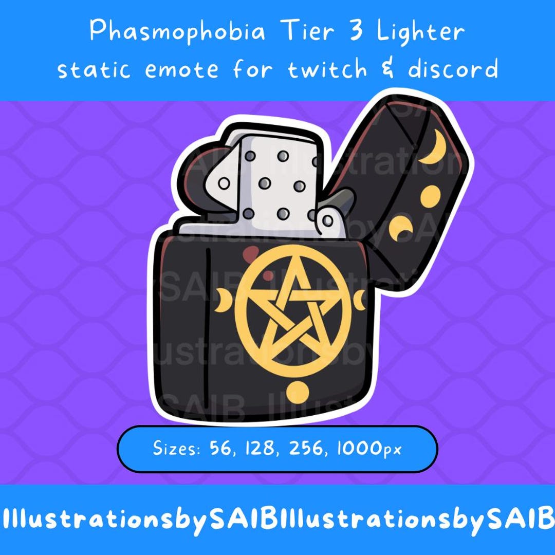 Phasmophobia Tier 3 Lighter Emote - Etsy