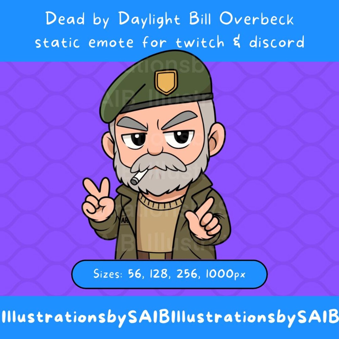 Dead by Daylight Bill Overbeck Emote - Etsy