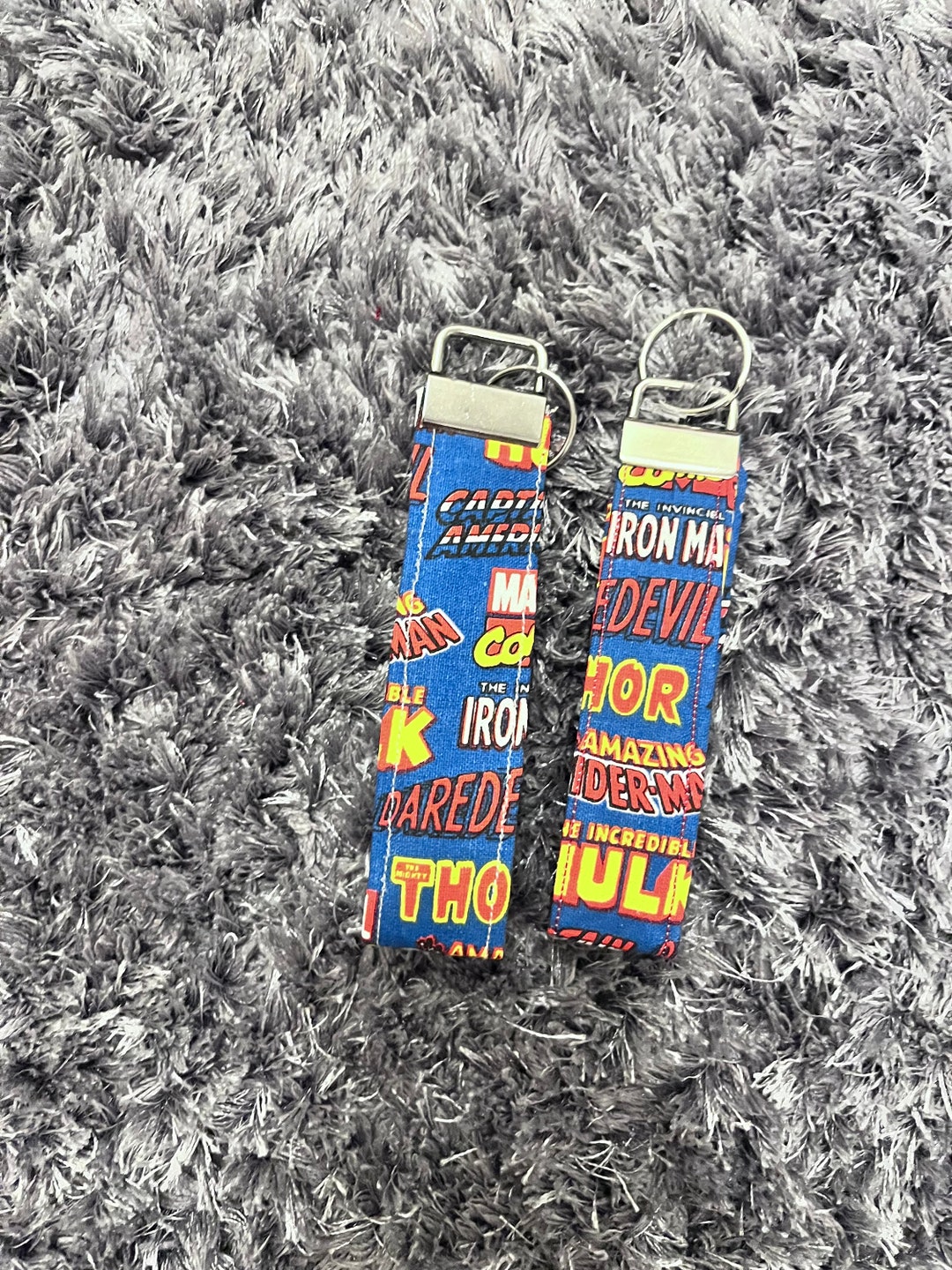 Marvel Words Key Fob - Etsy