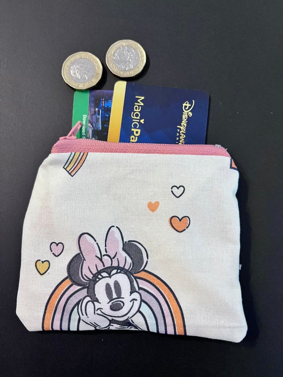 Minnie Mouse Rainbow Coin Purse - Etsy