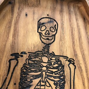 Coffin Skeleton Gothic Charcuterie Serving Tray Grazing Board Cheese ...