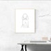 Goldendoodle Line Drawing PHYSICAL Print | Labradoodle, Aussiedoodle ...