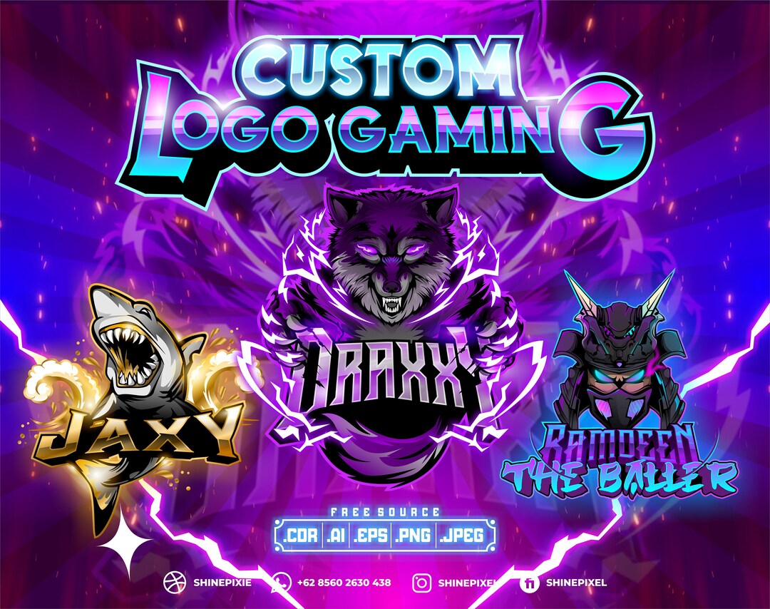 I Will Design Custom Gaming Logo for Your Streams E-sport, Twitch and ...