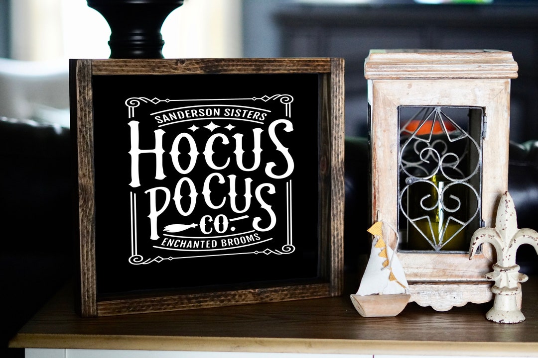 Wood Hocus Pocus Halloween Sign/ Halloween/ Signs/ Wall Decor - Etsy