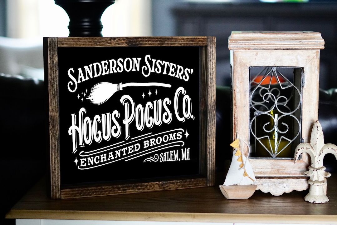 Wood Hocus Pocus Sign/ Halloween/ Signs/ Wall Decor/ Fall - Etsy