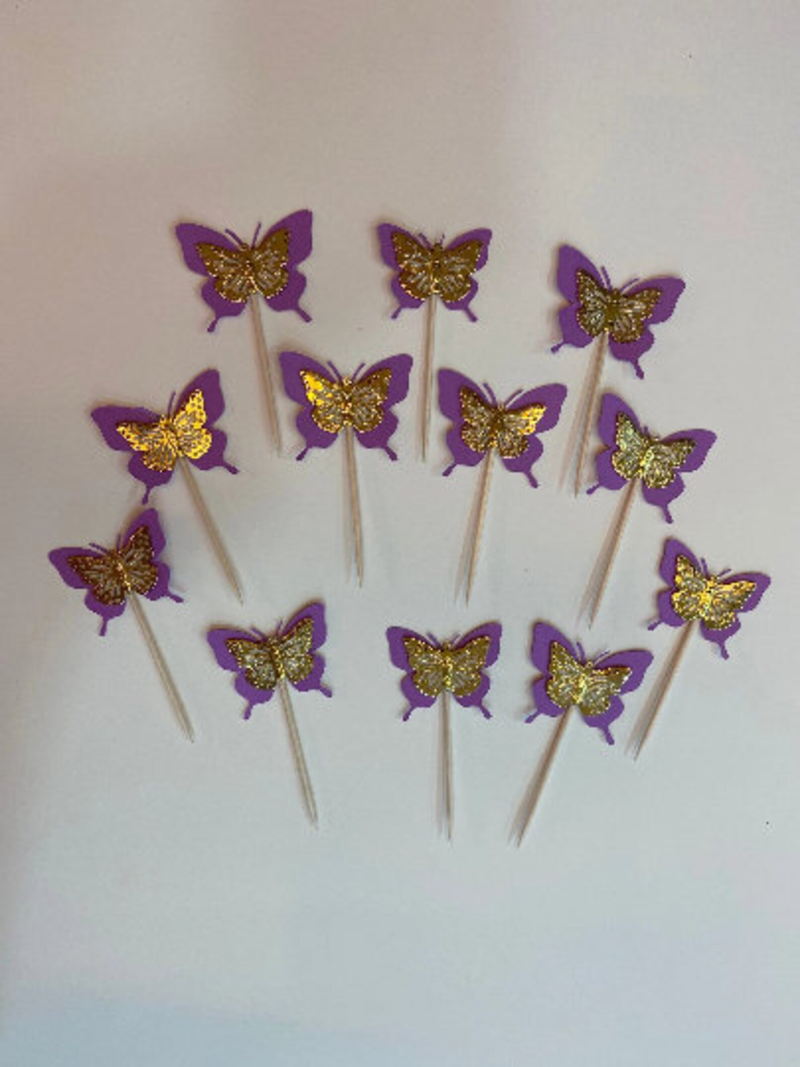 12 Butterfly Birthday Party Favors Treat Bags Medium Party - Etsy