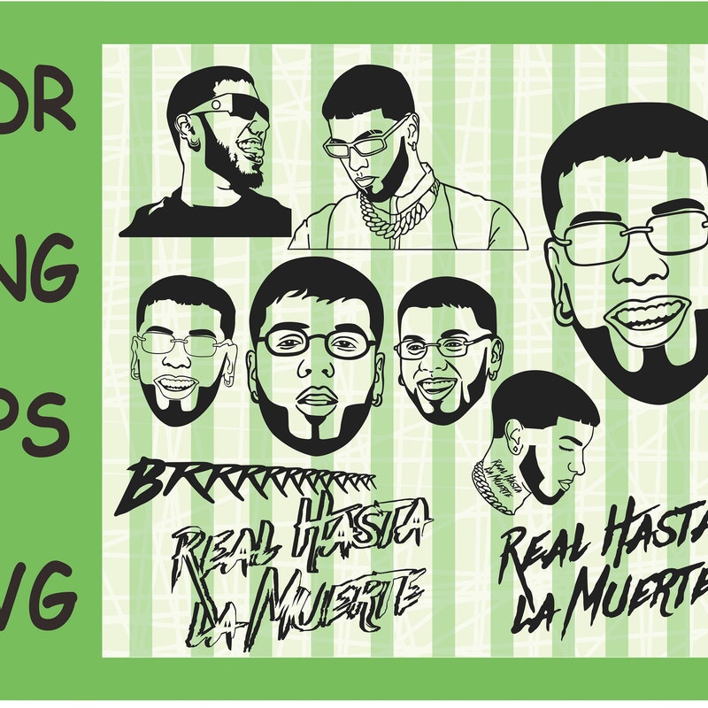 Anuel aa svg - Etsy España