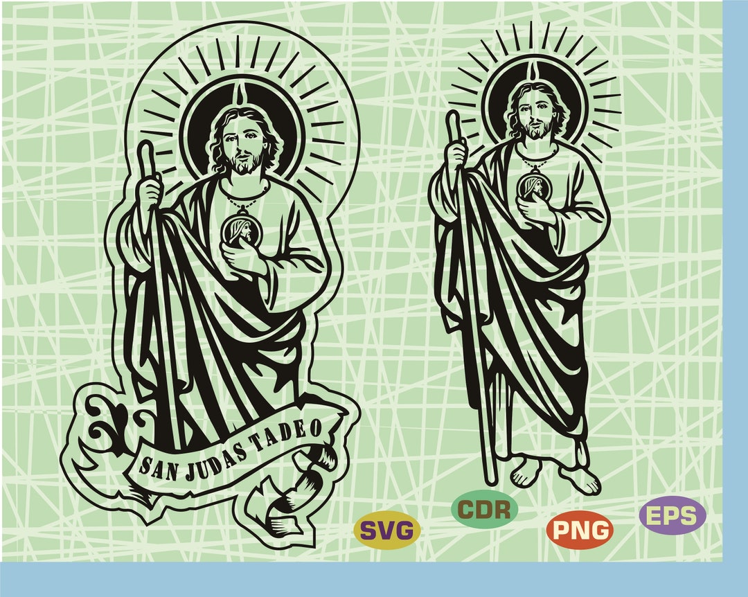 Saint Judas Thaddeus Svg, Prayer Svg, Religion Svg, Downloadable Files, Clipart, Cricut ...