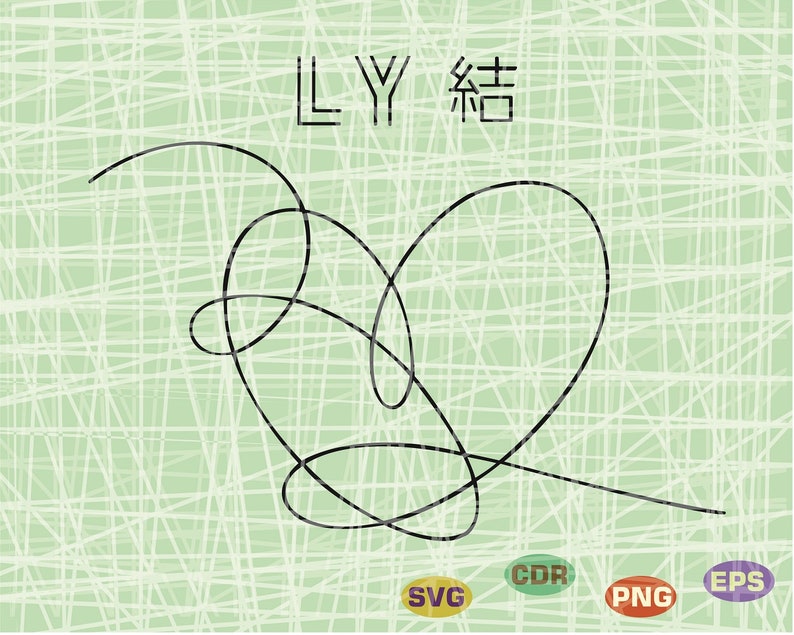 BTS Heart Svg - Etsy