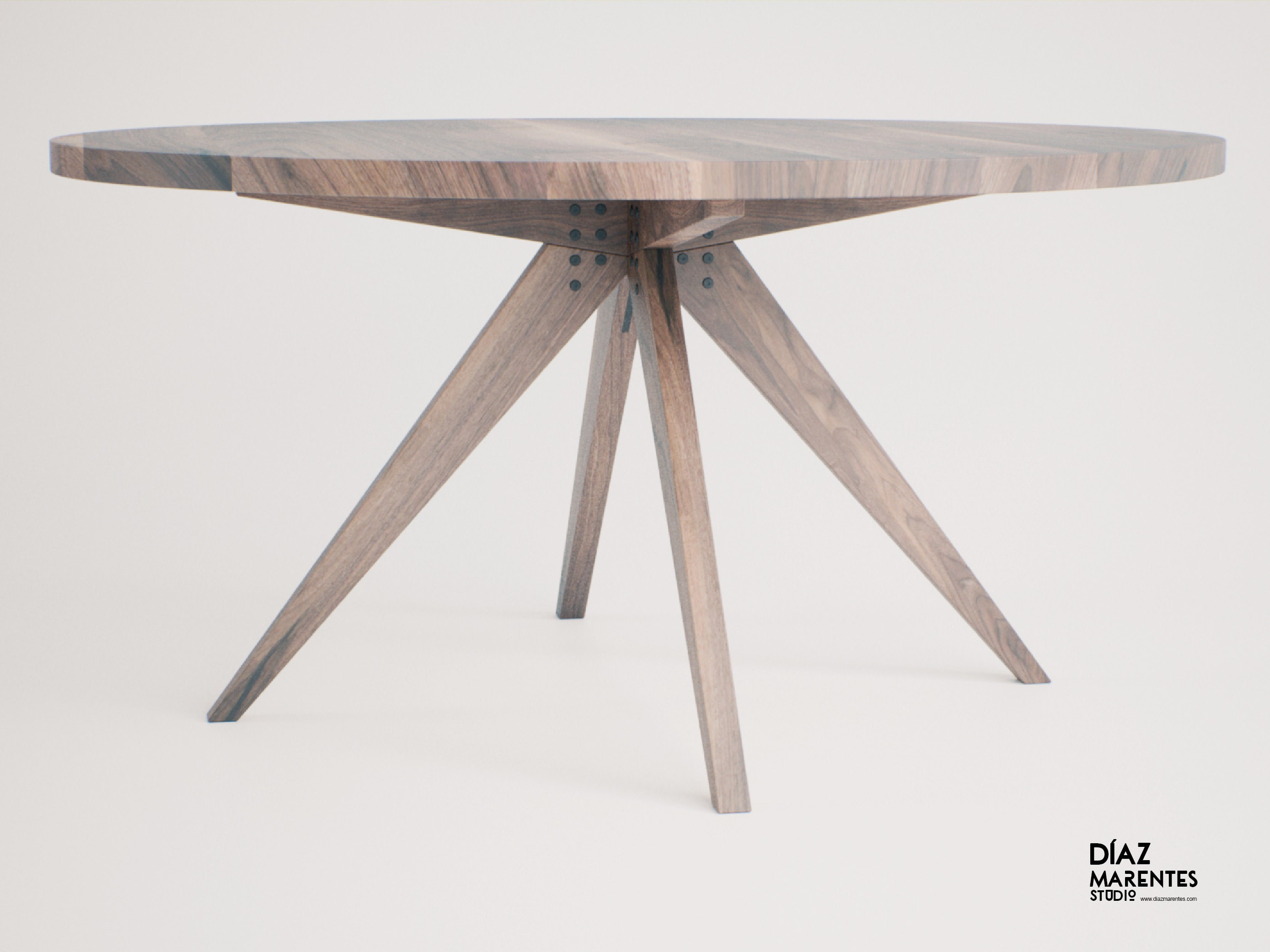 Round Dinning Table 66 Inch Round Rable Wood Christmas Decor Round ...