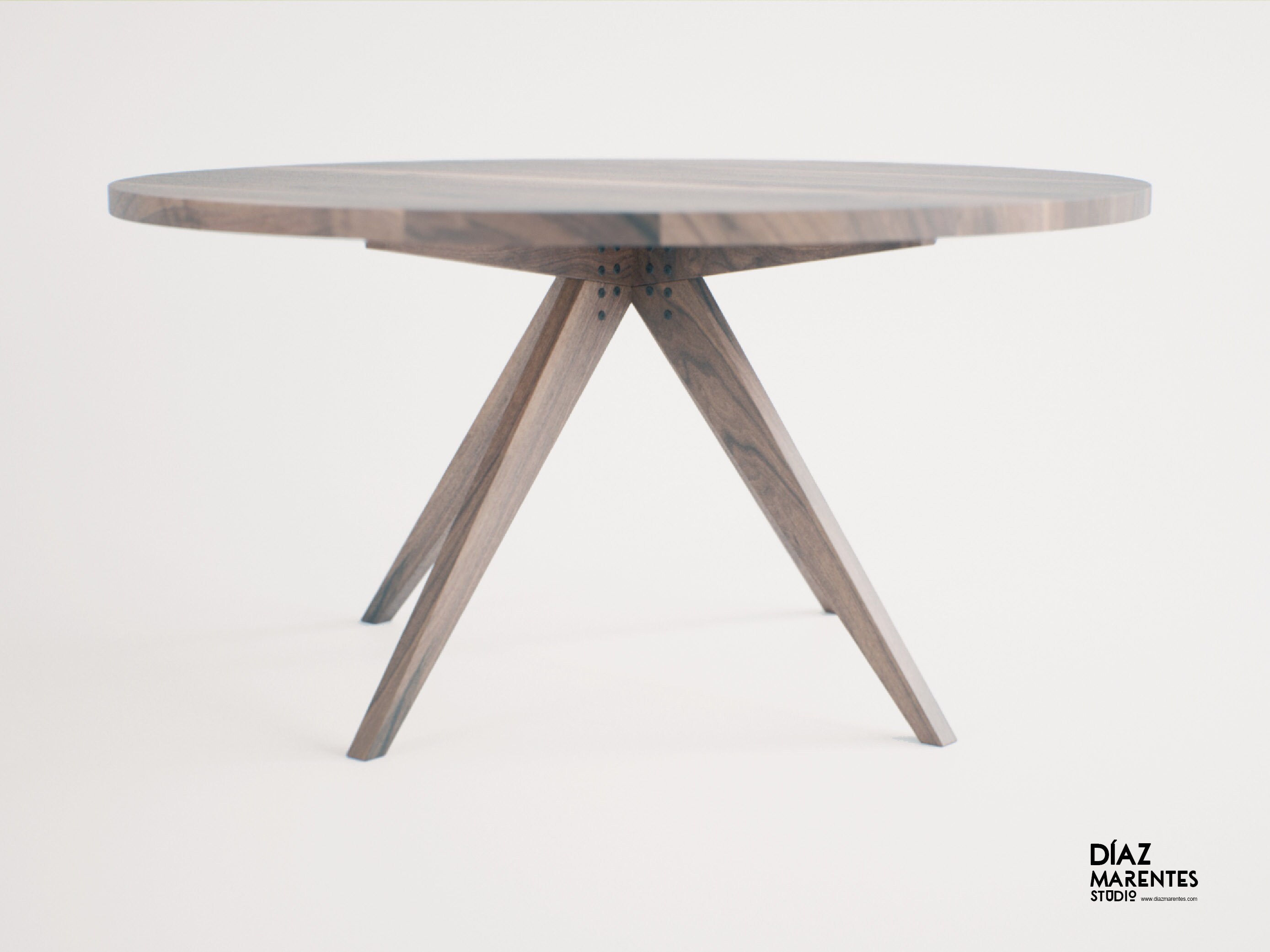 Round Dinning Table 66 Inch Round Rable Wood Christmas Decor Round ...