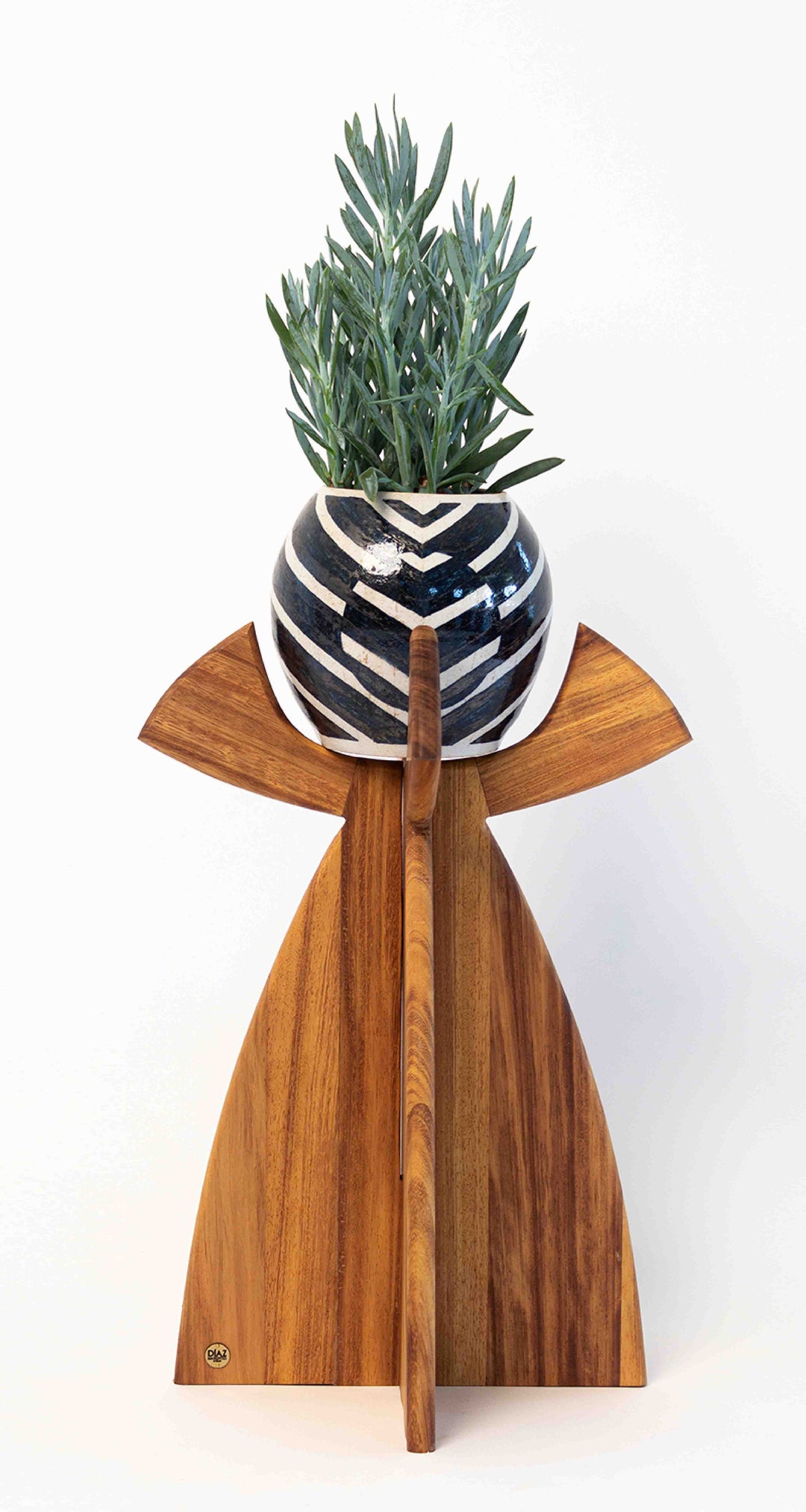 Plant Stand Tall Plant Stand Air Plant Display Wooden Plant Stand ...
