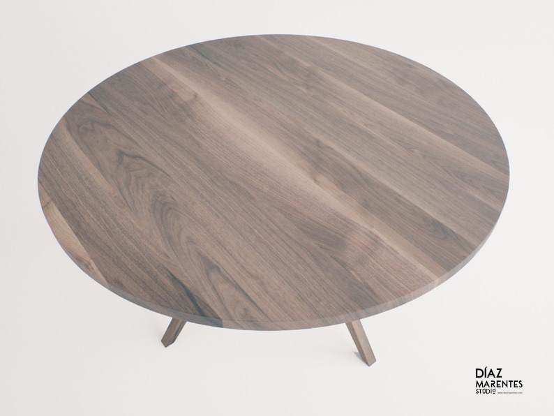 Round Dinning Table 66 Inch Round Rable Wood Christmas Decor Round ...