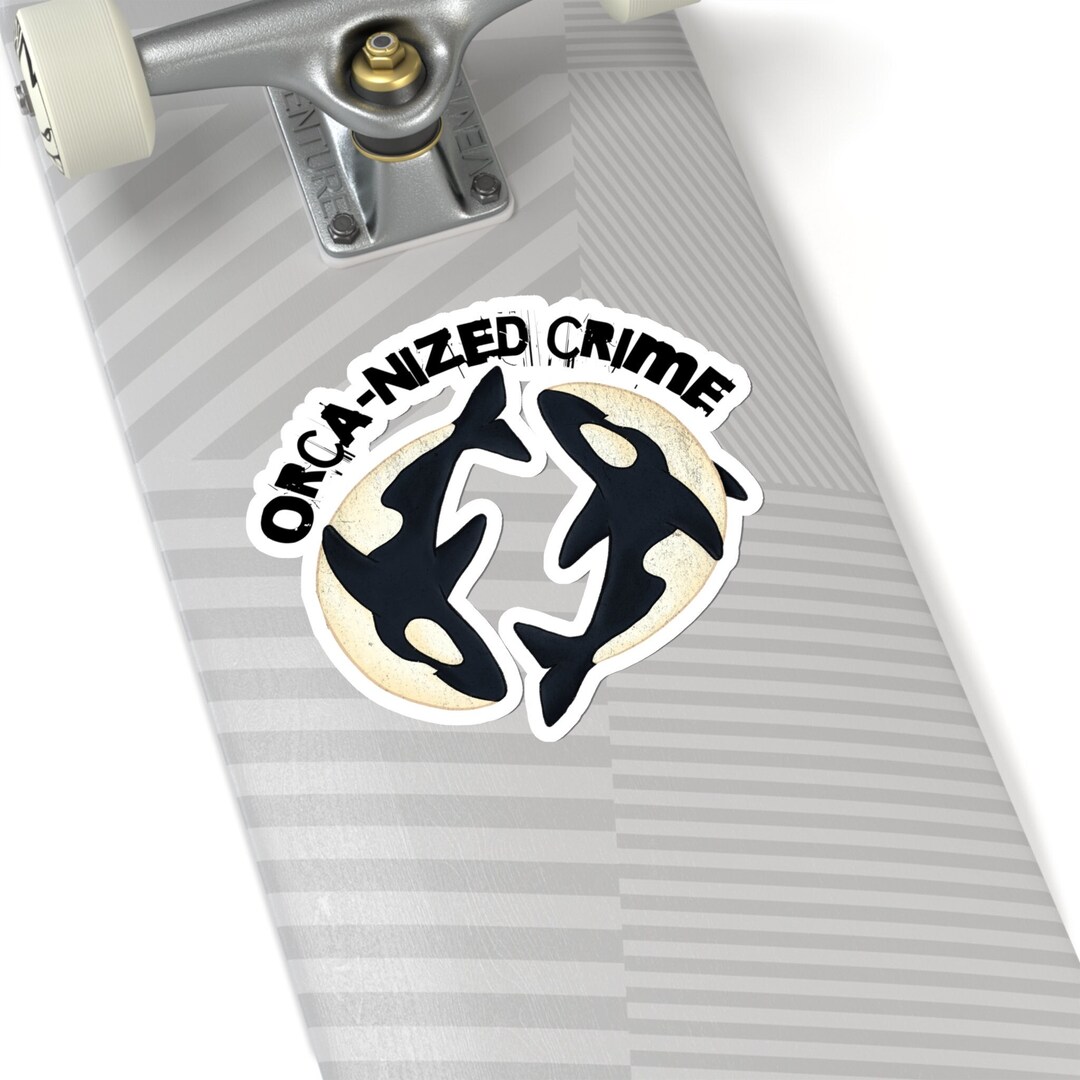Orca Sticker Orca Boat Flipping Gift for Killer Whale Lovers for Marine ...