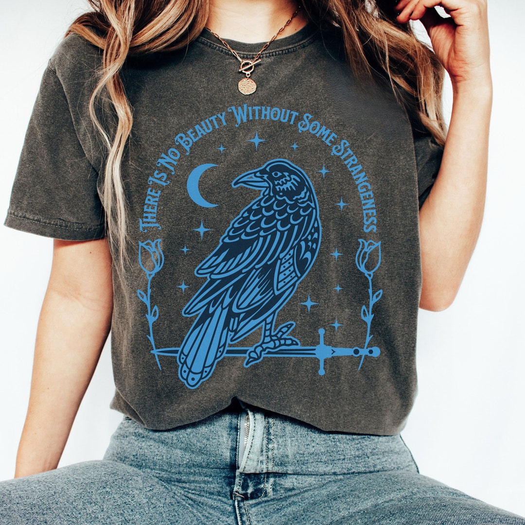 Edgar Allan Poe Shirt Dark Academia Tshirt Poe Comfort Colors Poet ...