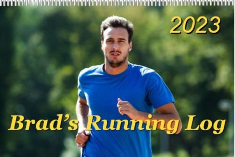Personalized 2024 Running Log. Your Photo on the Cover - Etsy