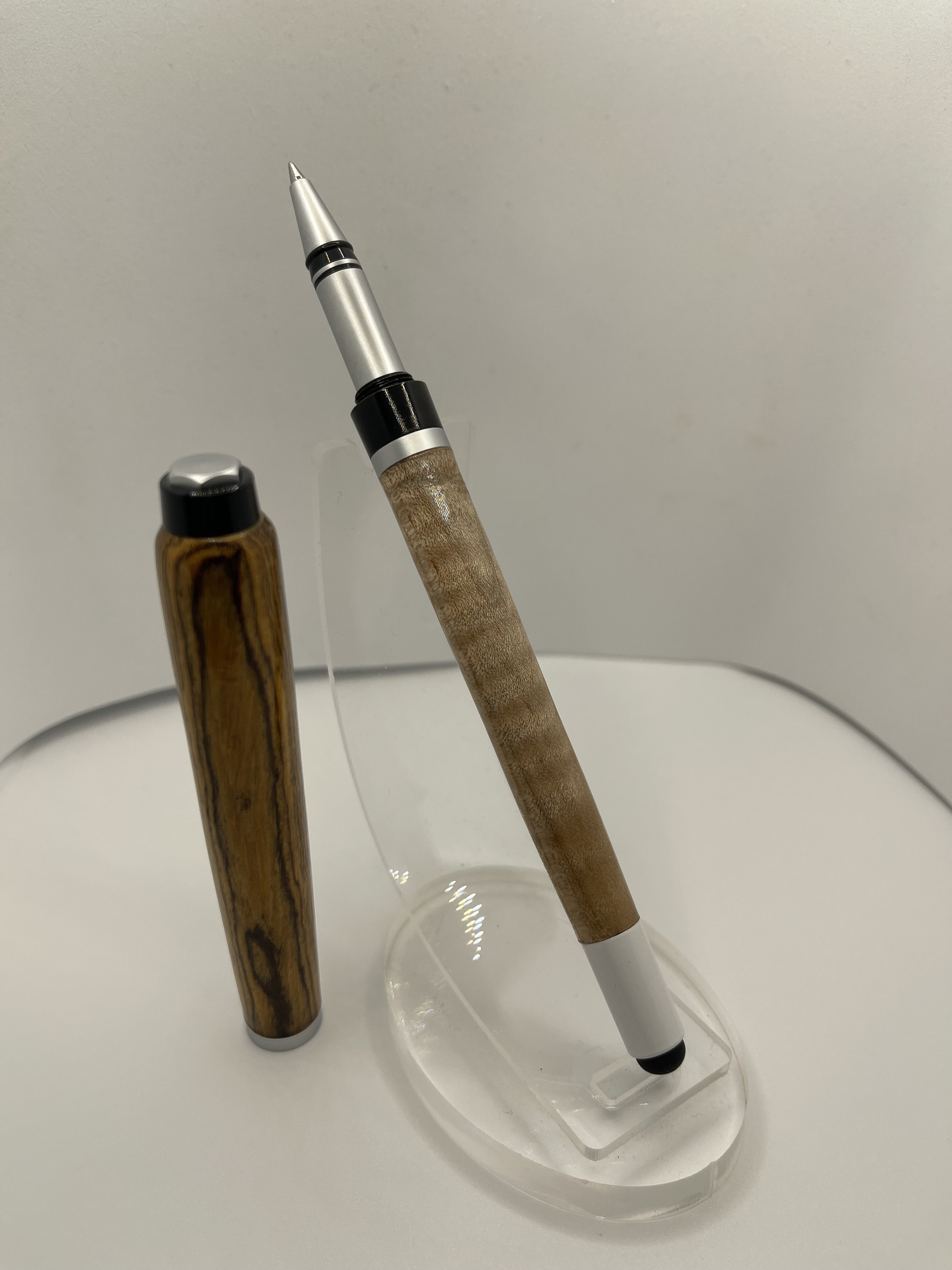 Bacote and Maple Pool Cue Rollerball Stylus Pen. - Etsy