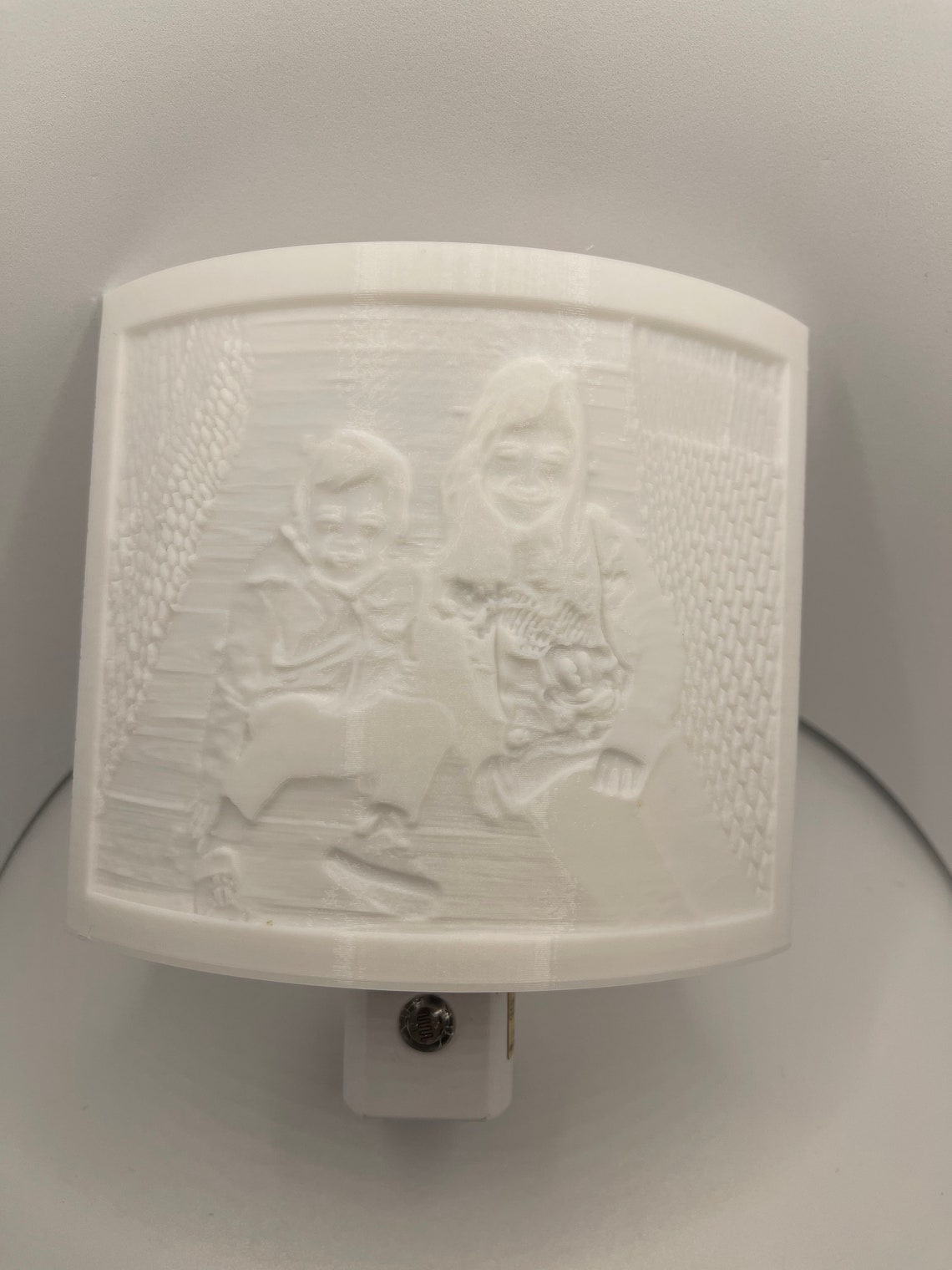 Custom 3D Printed Lithograph Night Light From Photo - Etsy