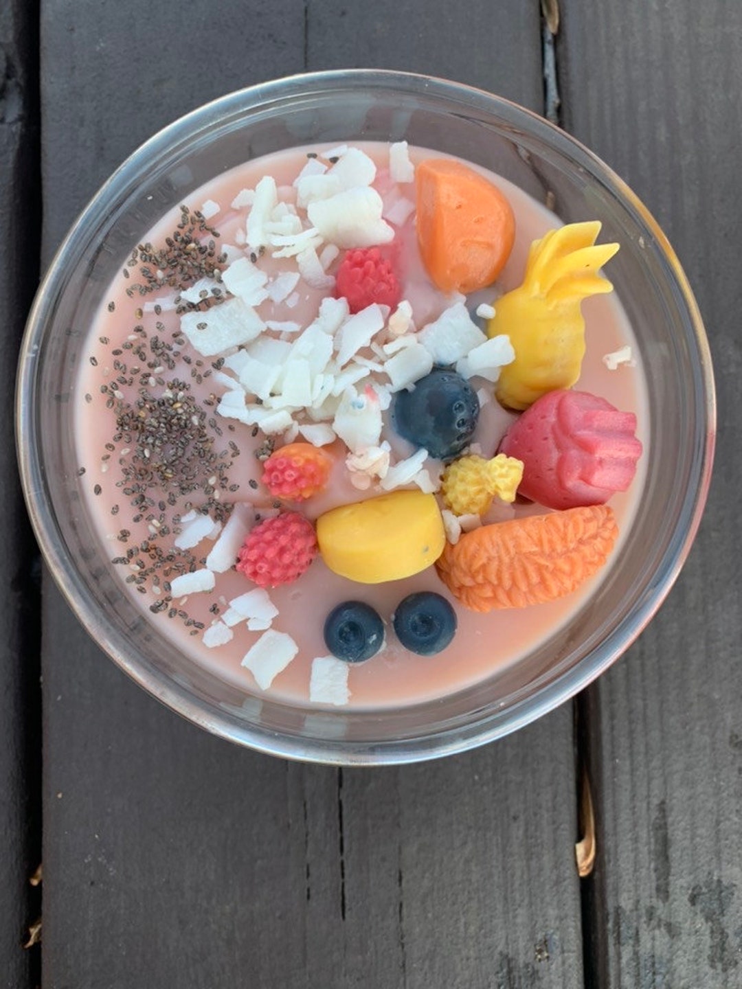 Açaí Bowl Candle - Etsy