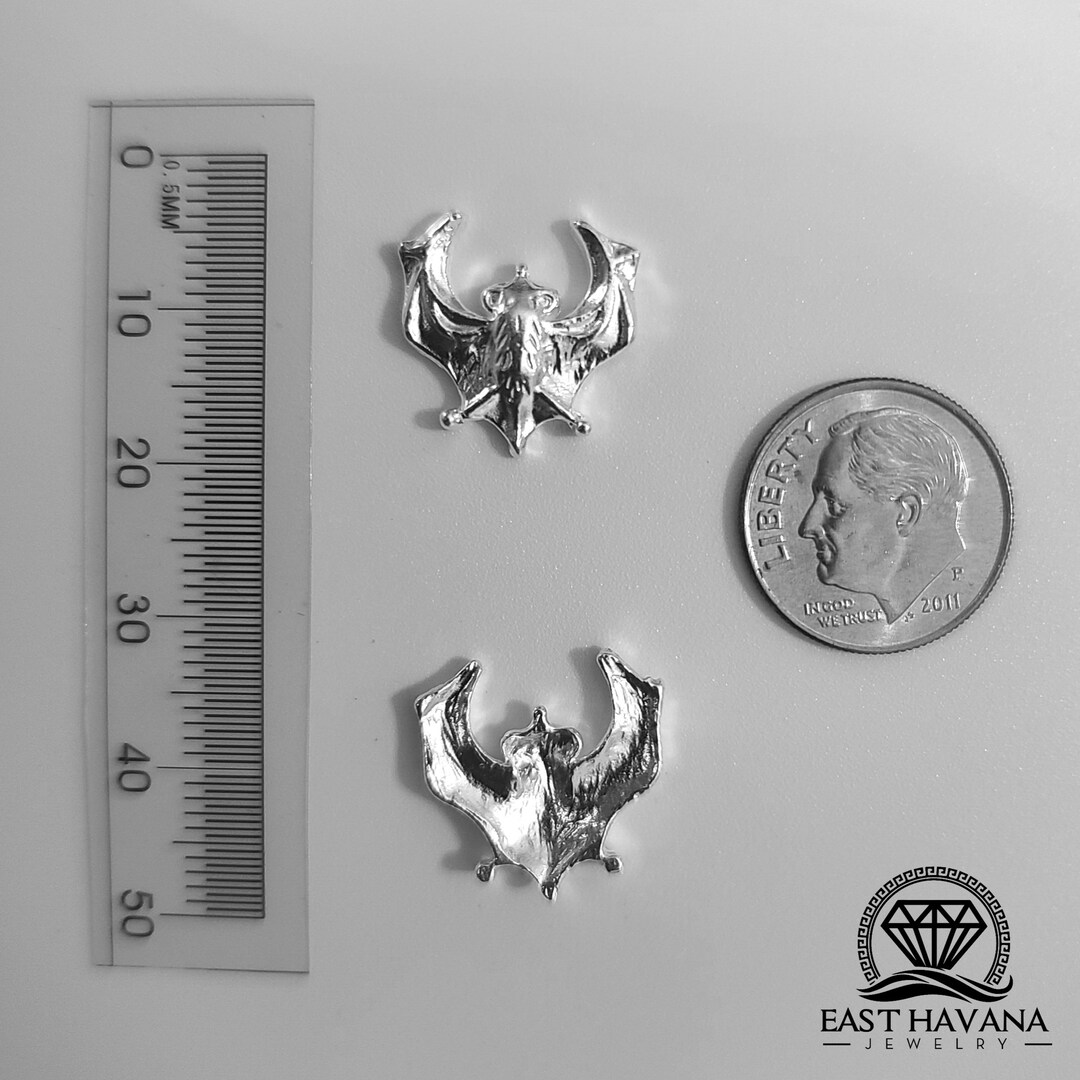 Bat .950 Silver Casting - Etsy