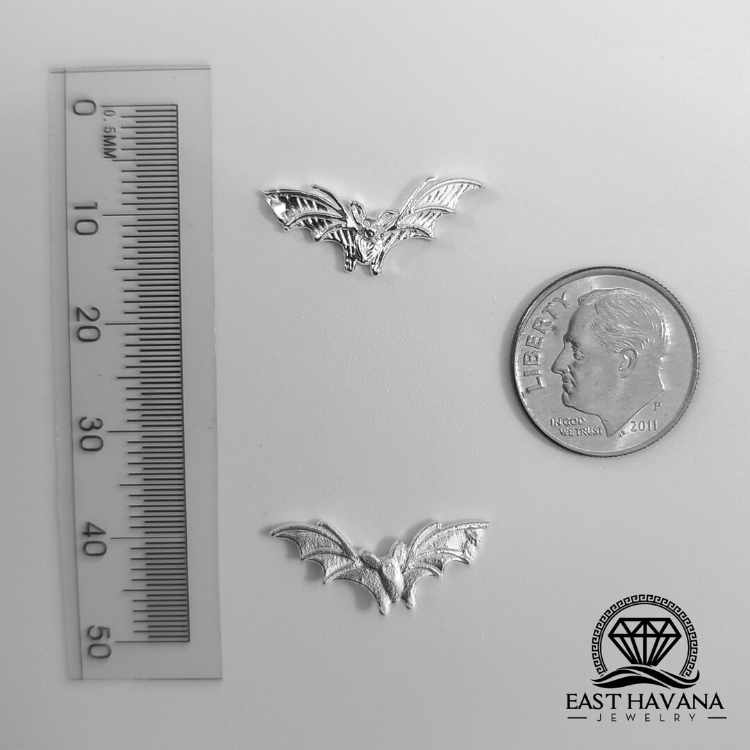 Bat .950 Silver Casting - Etsy