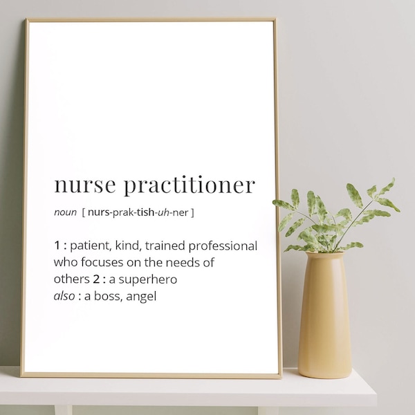Nurse Practitioner Art - Etsy