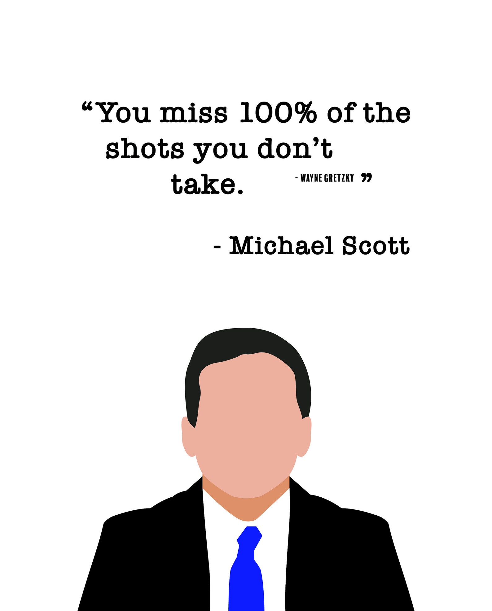 Printable Michael Scott Quote the Office Quote Michael Scott - Etsy