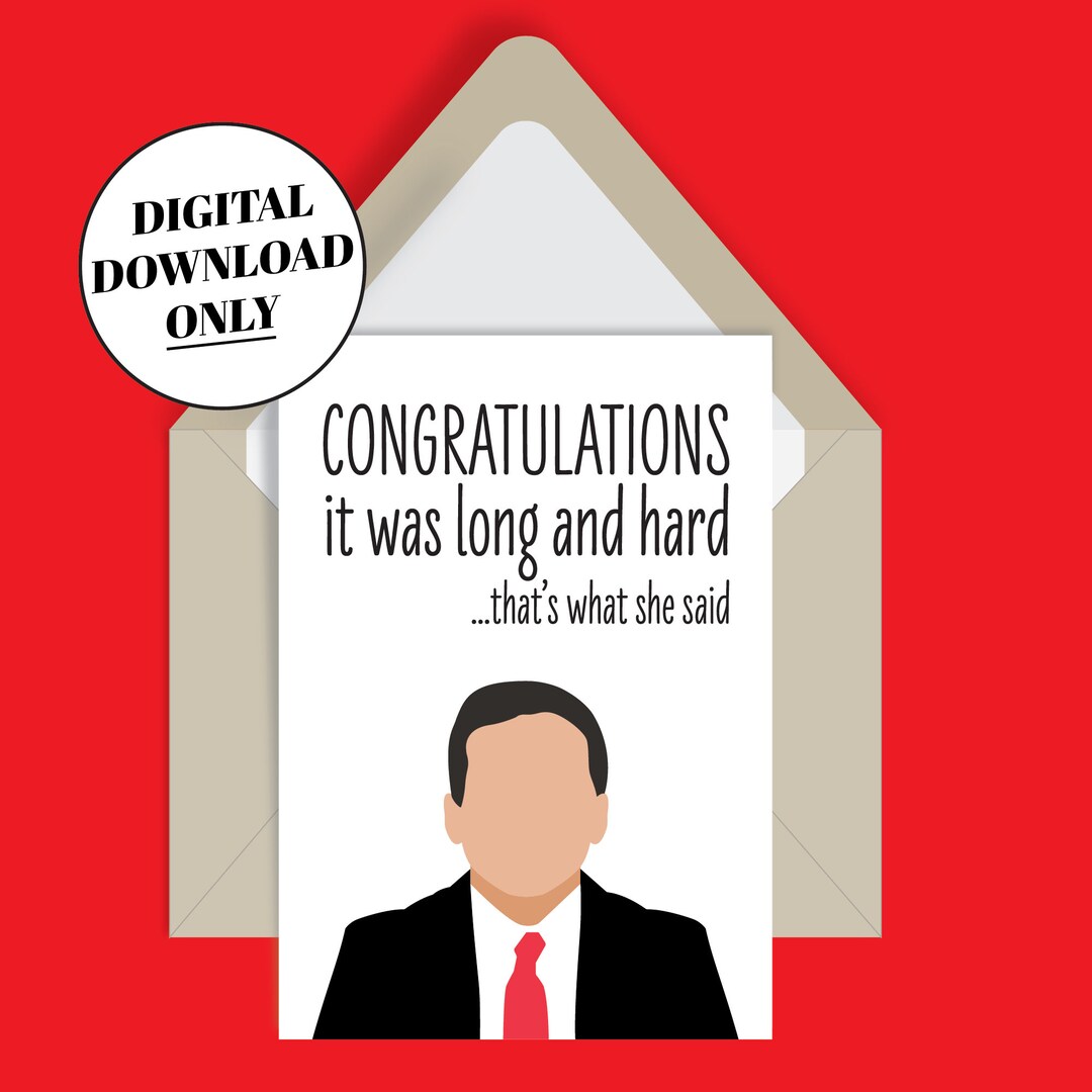 Graduation Card, Congratulations Card, Office Grad Card, Congrats Grad ...