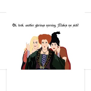 Hocus Pocus Card Pack Four Hocus Pocus Cards Sanderson - Etsy