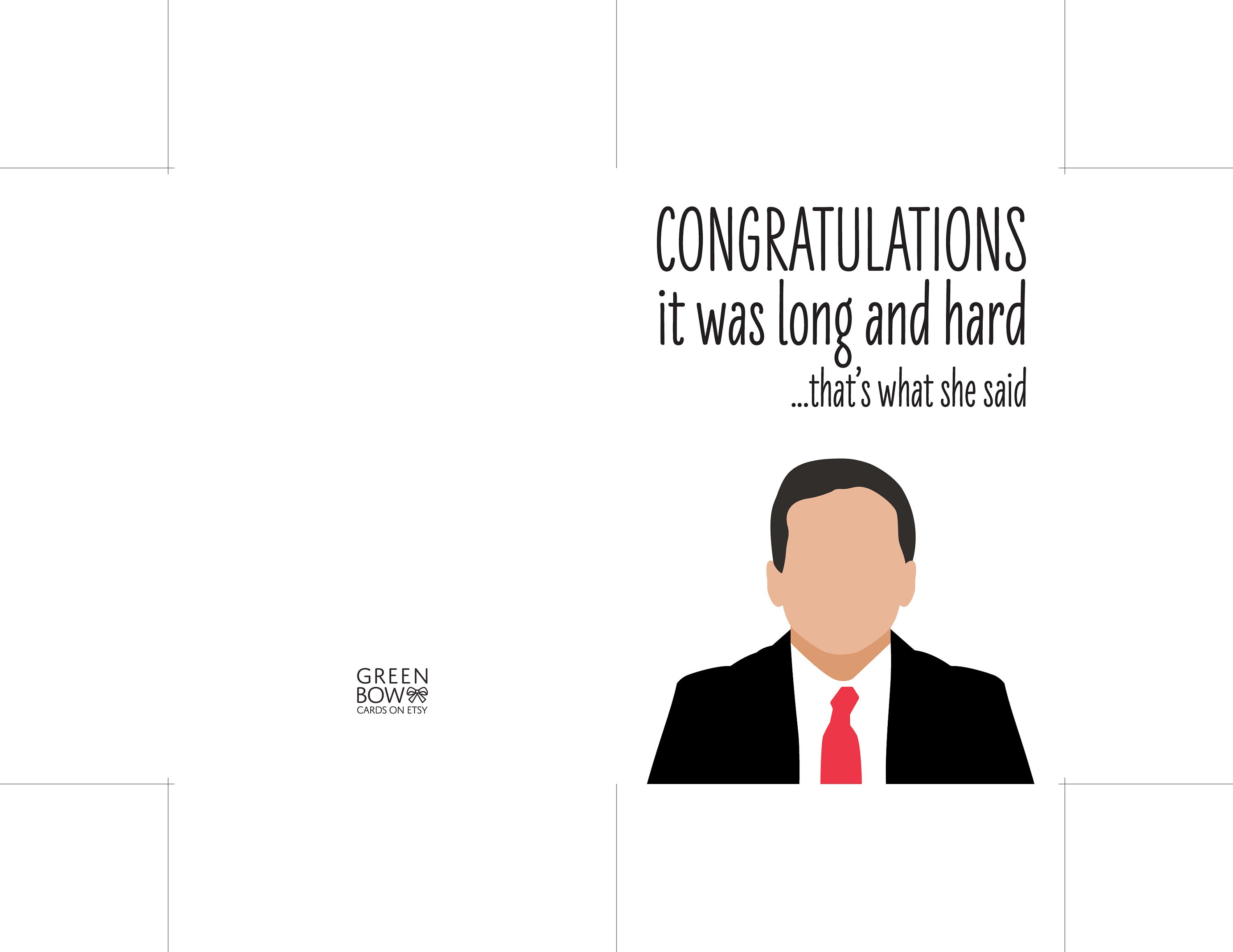 Graduation Card Congratulations Card Office Grad Card - Etsy