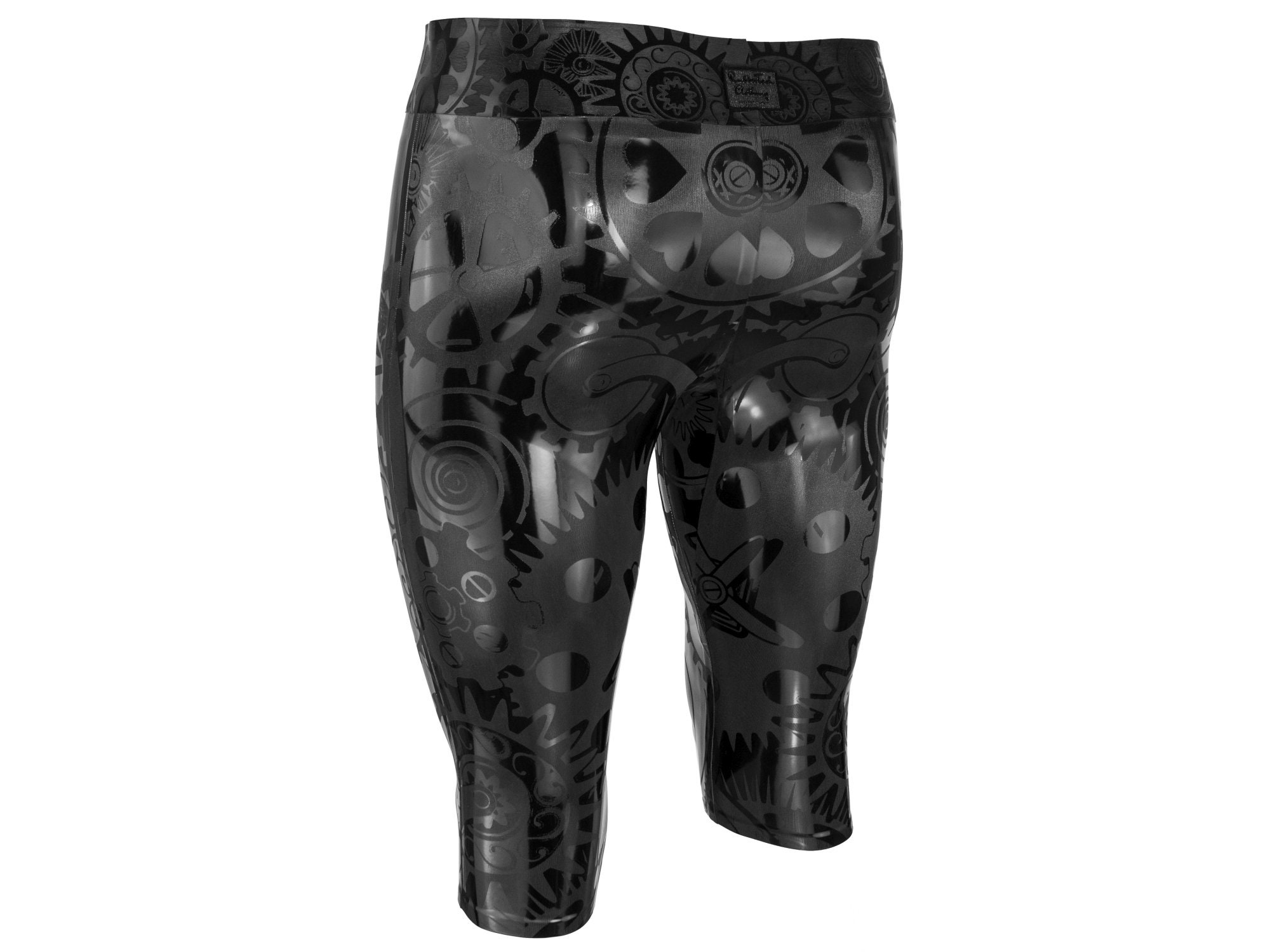 Latex Pants Steampunk HOLO Black Laser Edition Easy to Dress - Etsy
