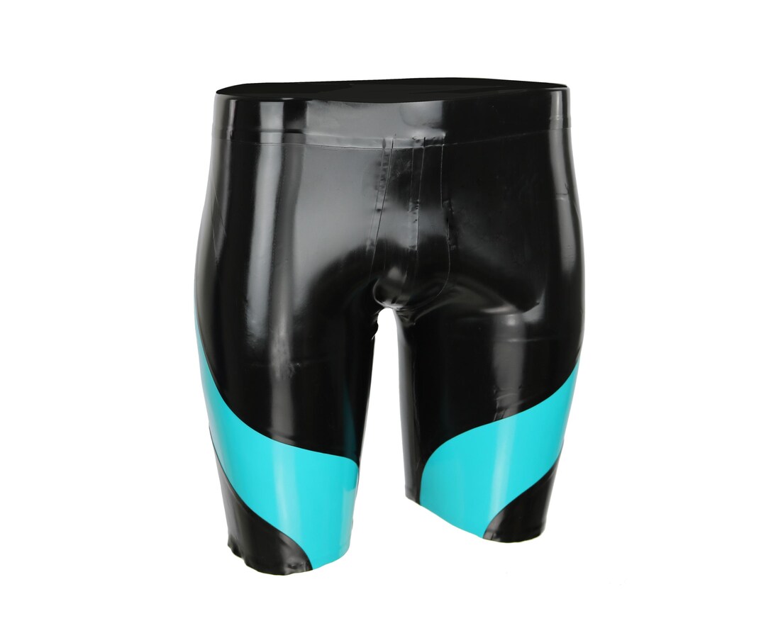 Latex Cycling Shorts Curvy | Hand Made Custom Laser Rubber Fashion ...