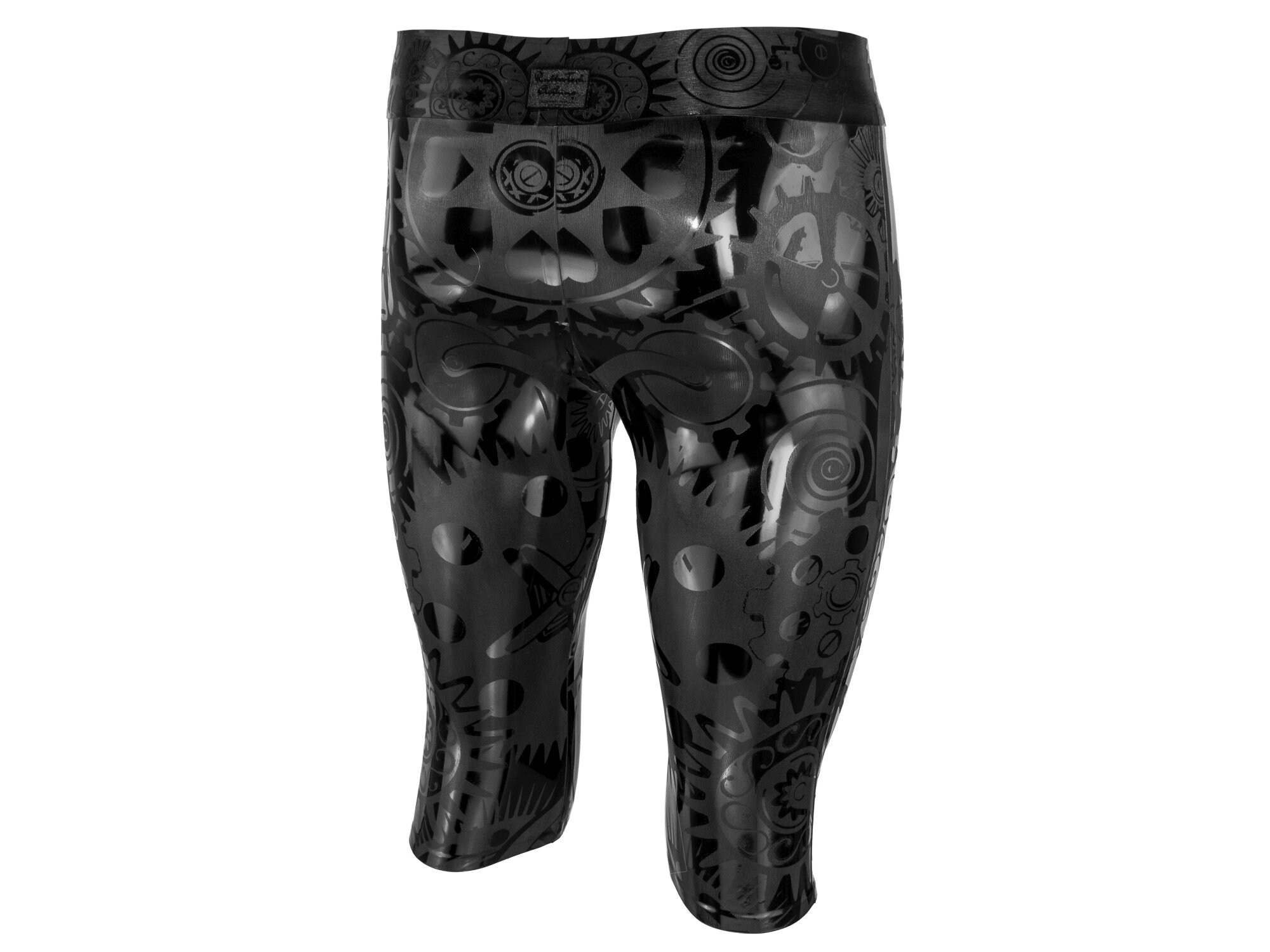 Latex Pants Steampunk HOLO Black Laser Edition Easy to Dress - Etsy