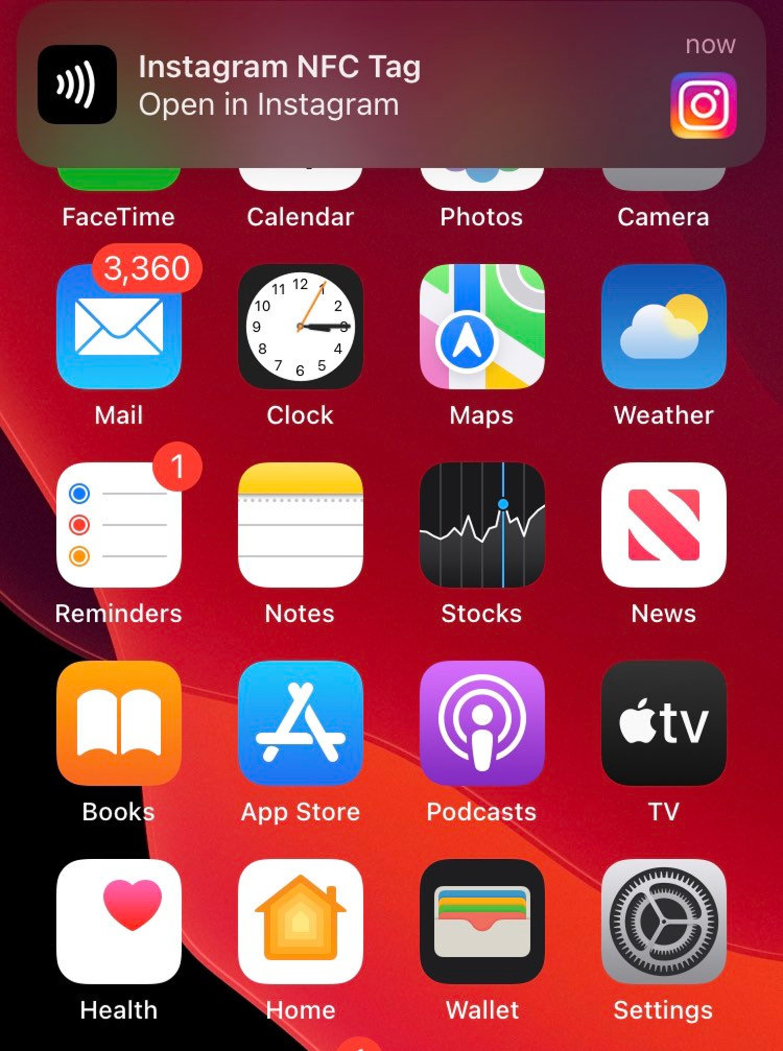 NFC Instagram Decal - Etsy