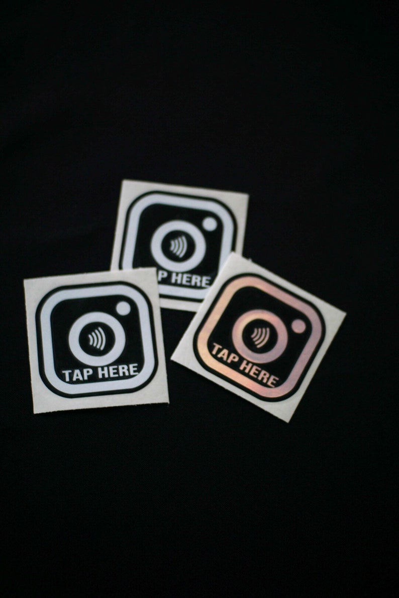 NFC Instagram Decal - Etsy
