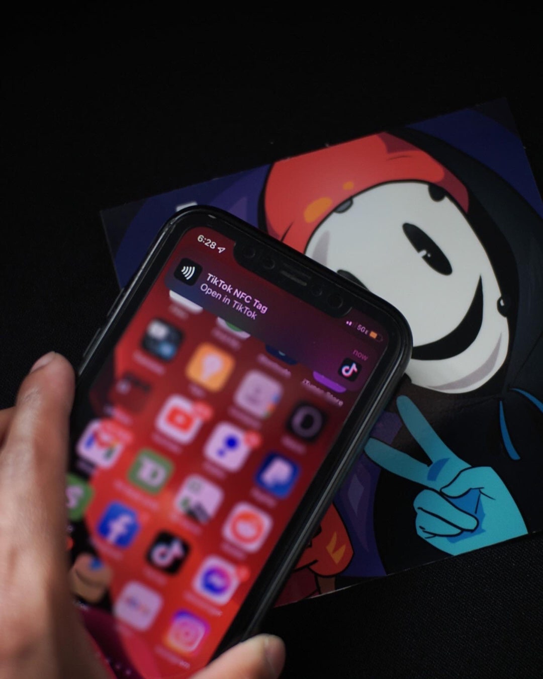 NFC/ Tap Here Custom Print - Etsy