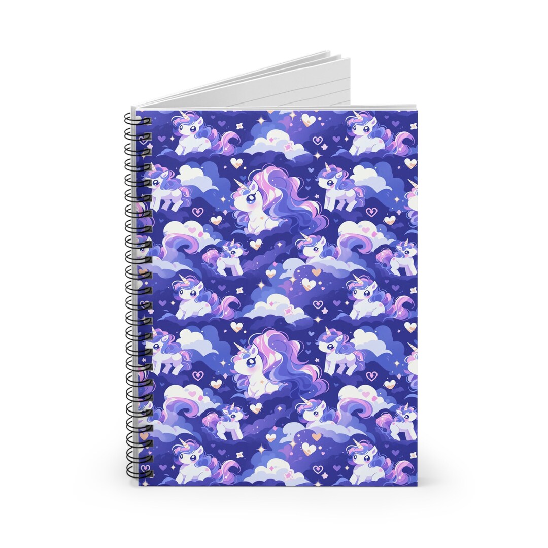 Cute Unicorn Notebook for Kids Children Galaxy Patterns Color ...