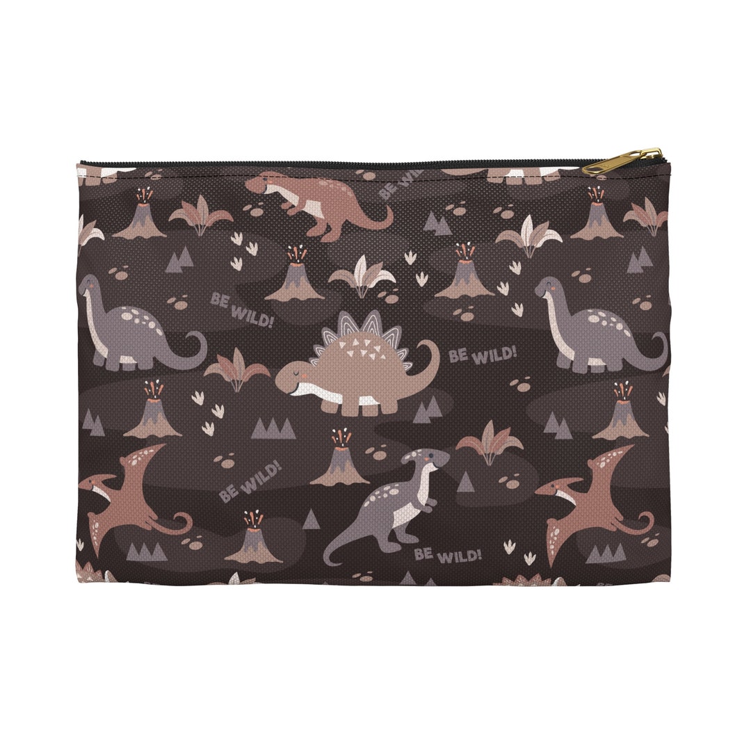 Cute Dinosaur Pencil Case for Kids With Zip Patterns Accessories Zipper ...