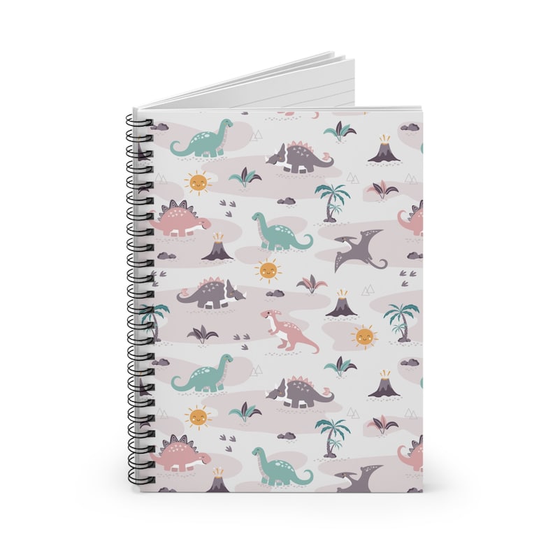 Triceratops Branchiosaurus Pterosaur Dinosaur Pattern Notebook for Kids ...