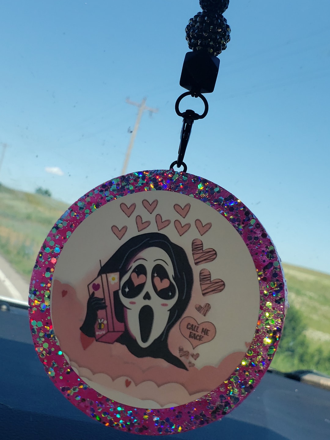 Ghostface Pink Call Me. LUX Car Freshie - Etsy