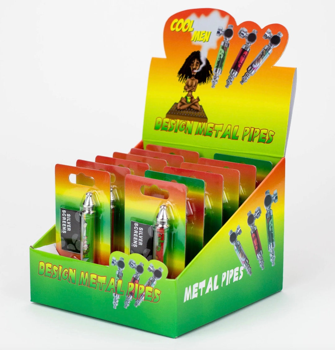 Metal Pipe, Metal Smoking Pipe, Unbreakable Pipe, Cool Pipe, 2.7 Inch ...