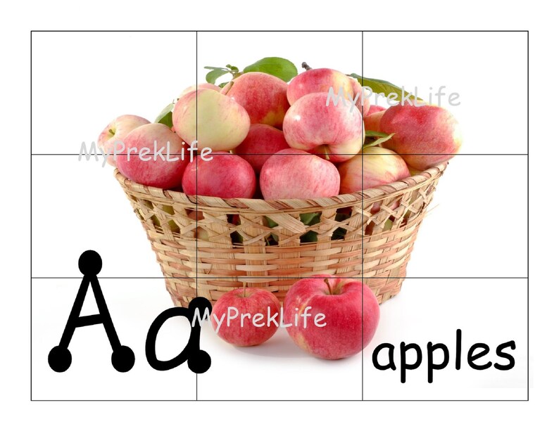 Preschool Alphabet Puzzles - Etsy