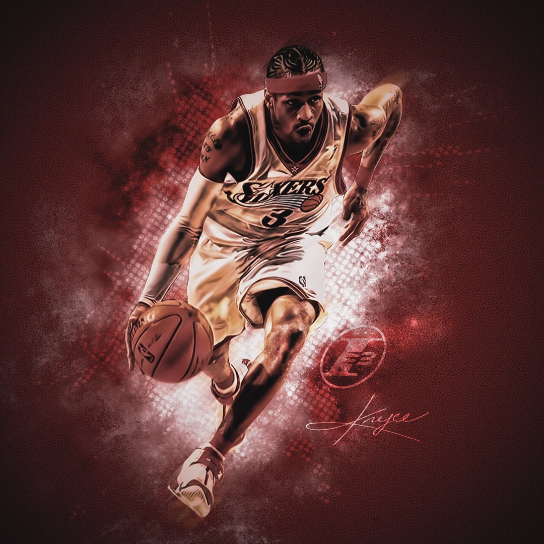 Allen Iverson print Ready Digital Download - Etsy Australia