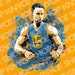 HD Steph Curry Wall Art, Instant Digital Download, Basketball Art, Man ...