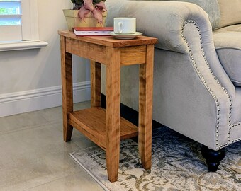 Cherry Wood Side Table - Etsy