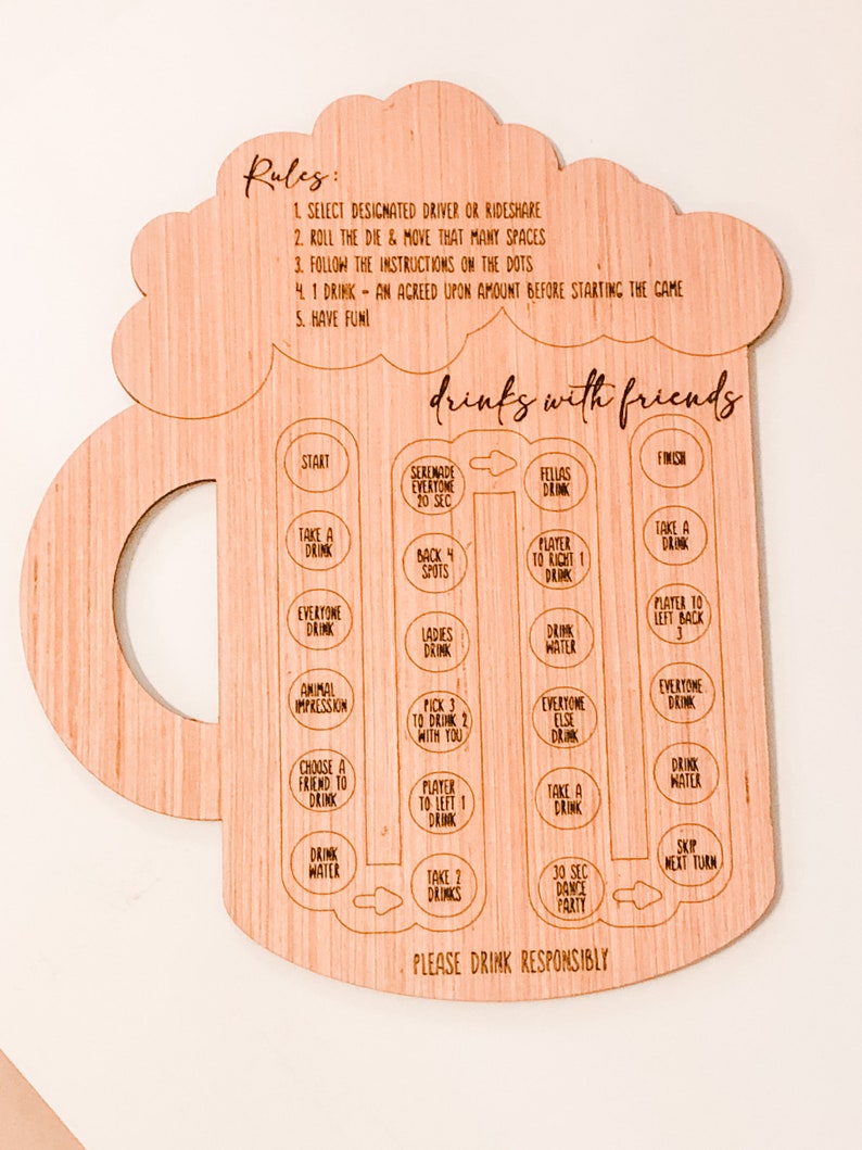 Drinking Game SVG File--instant Download ***DIGITAL ONLY*** - Etsy