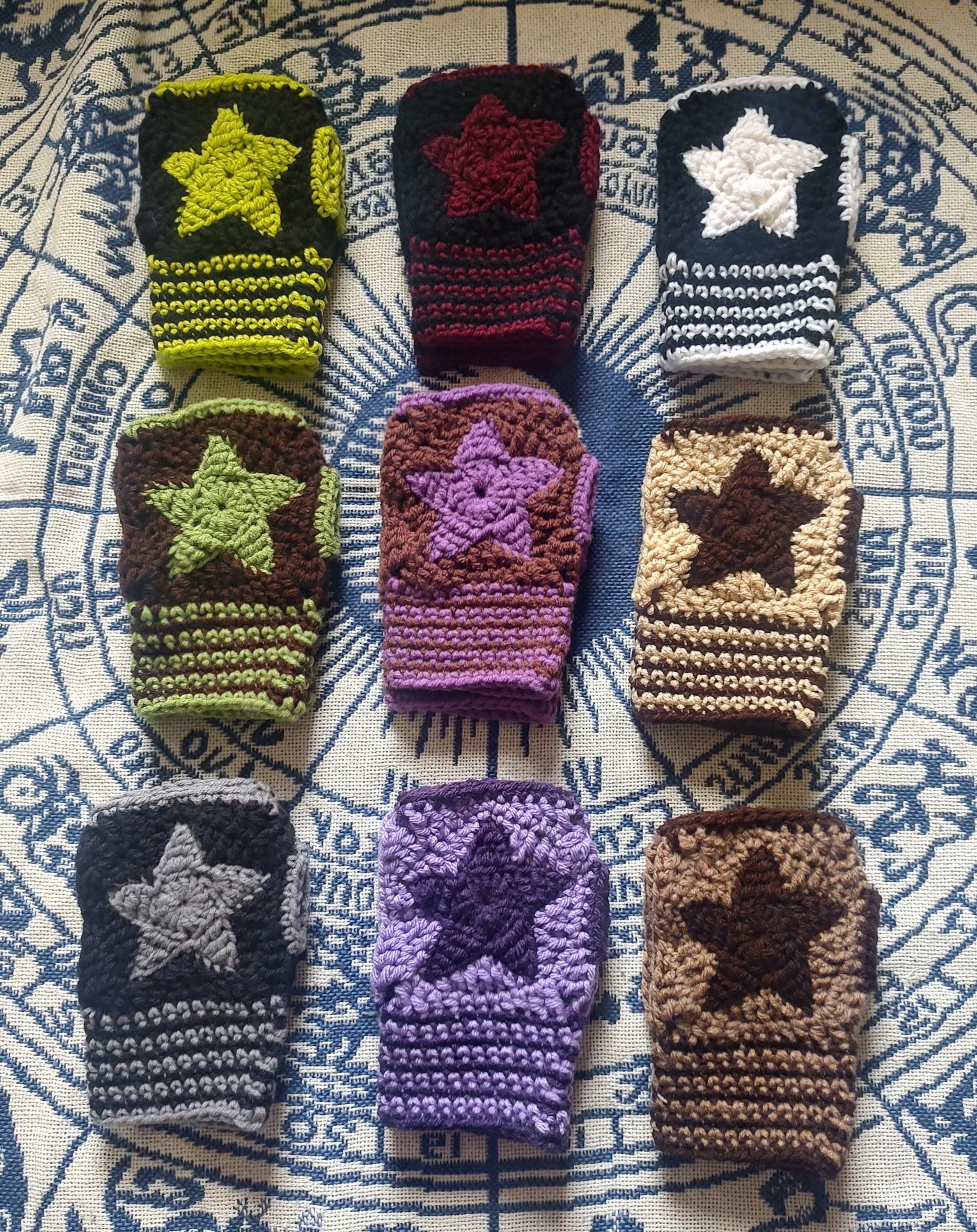 Star Fingerless Gloves - Etsy